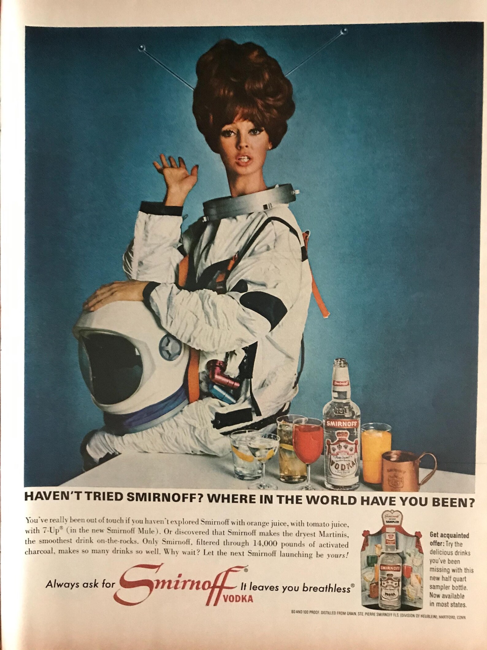 1960’s Smirnoff Original Vintage Life Magazine Advertisement - Etsy