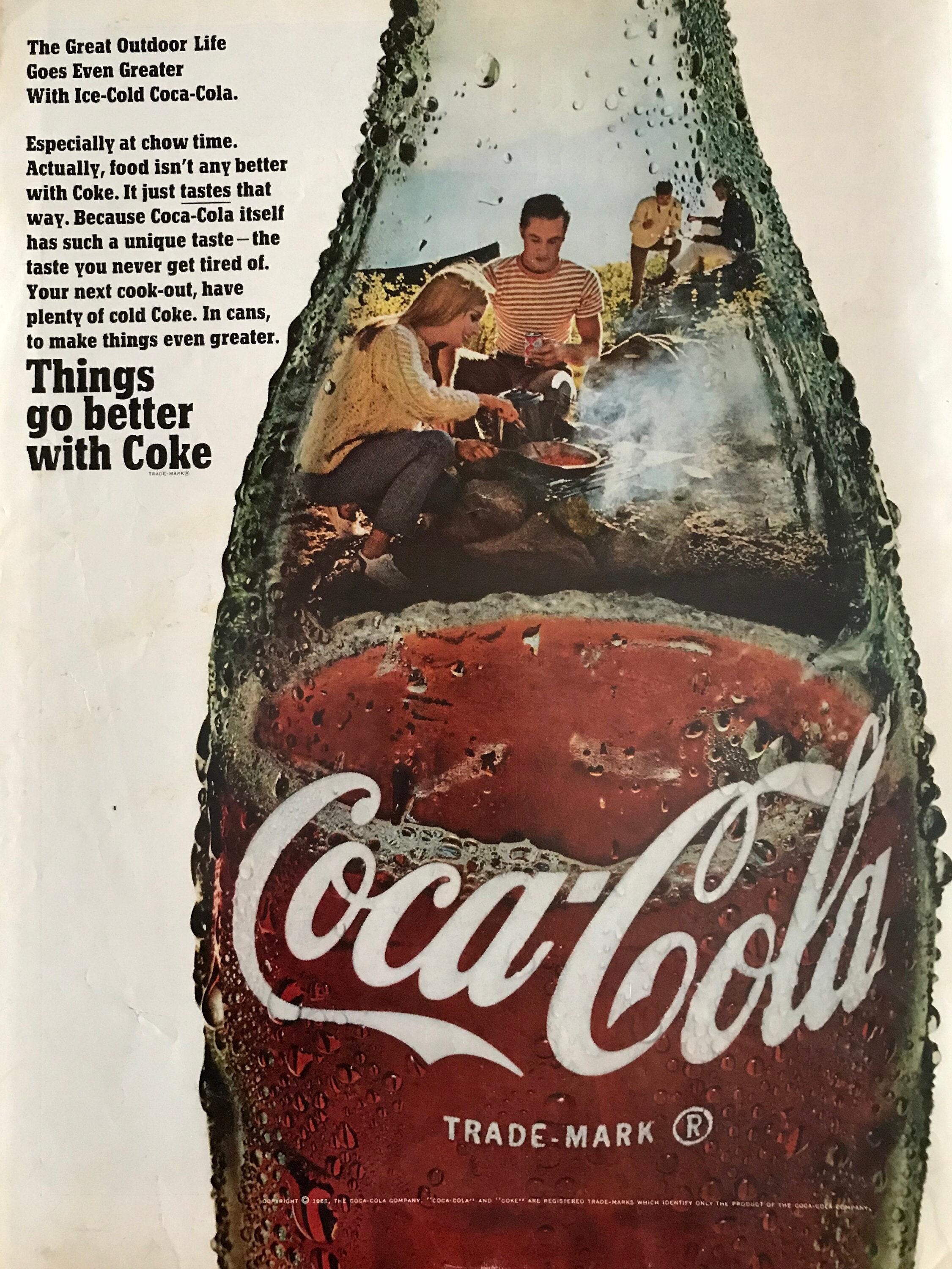 1960s Coke Original Vintage Life Magazine Advertisement - Etsy