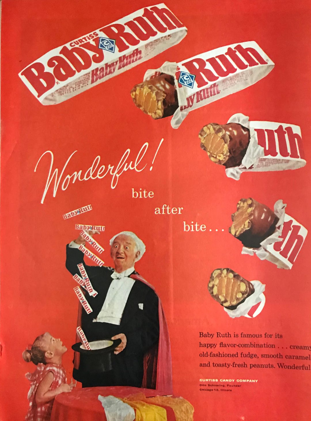 1960’s Baby Ruth Original Vintage Life Magazine Advertisement - Etsy