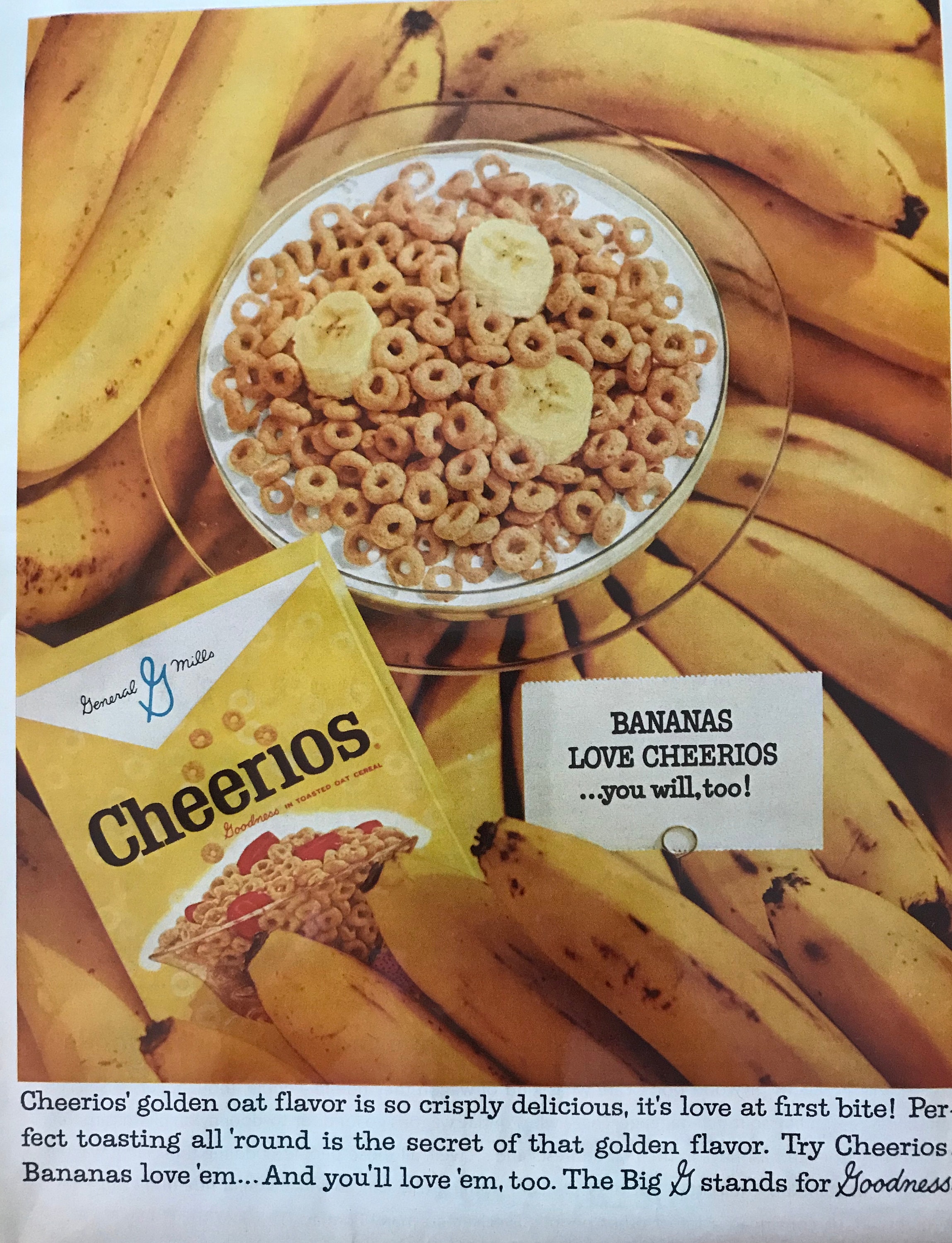 1960s Cheerios Original Vintage Life Magazine Advertisement - Etsy