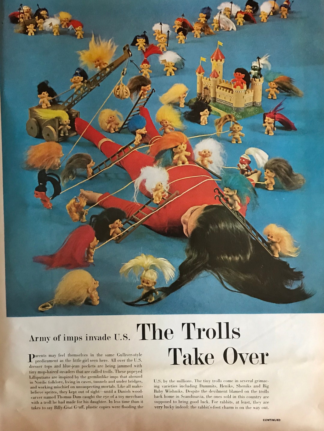 1960s Trolls Original Vintage Life Magazine Advertisement - Etsy