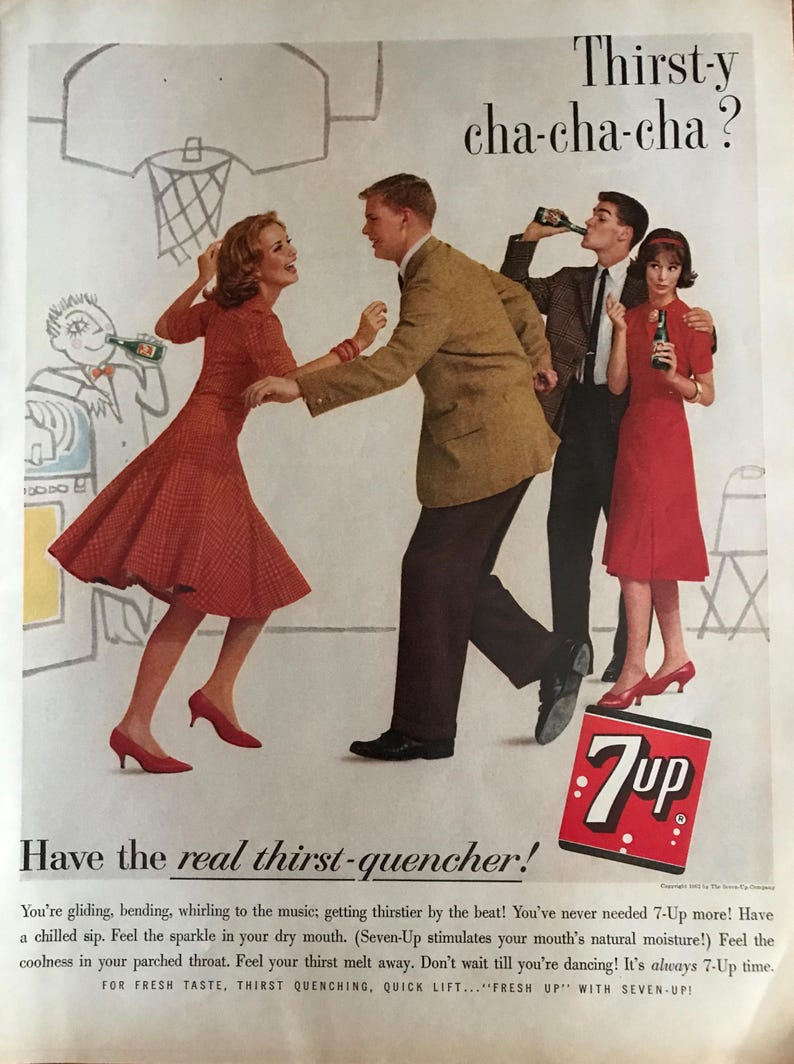 1960’s 7up Original Vintage Life Magazine Advertisement - Etsy