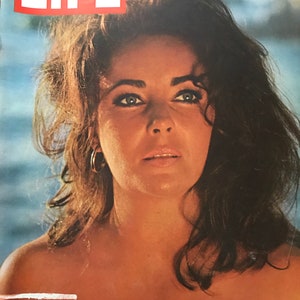 1960s Elizabeth Taylor Original Vintage Life Magazine Feature - Etsy