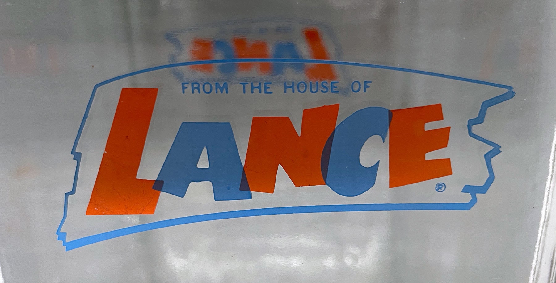 Vintage Lance Cracker Store Display Glass Counter Canister Jar in ...