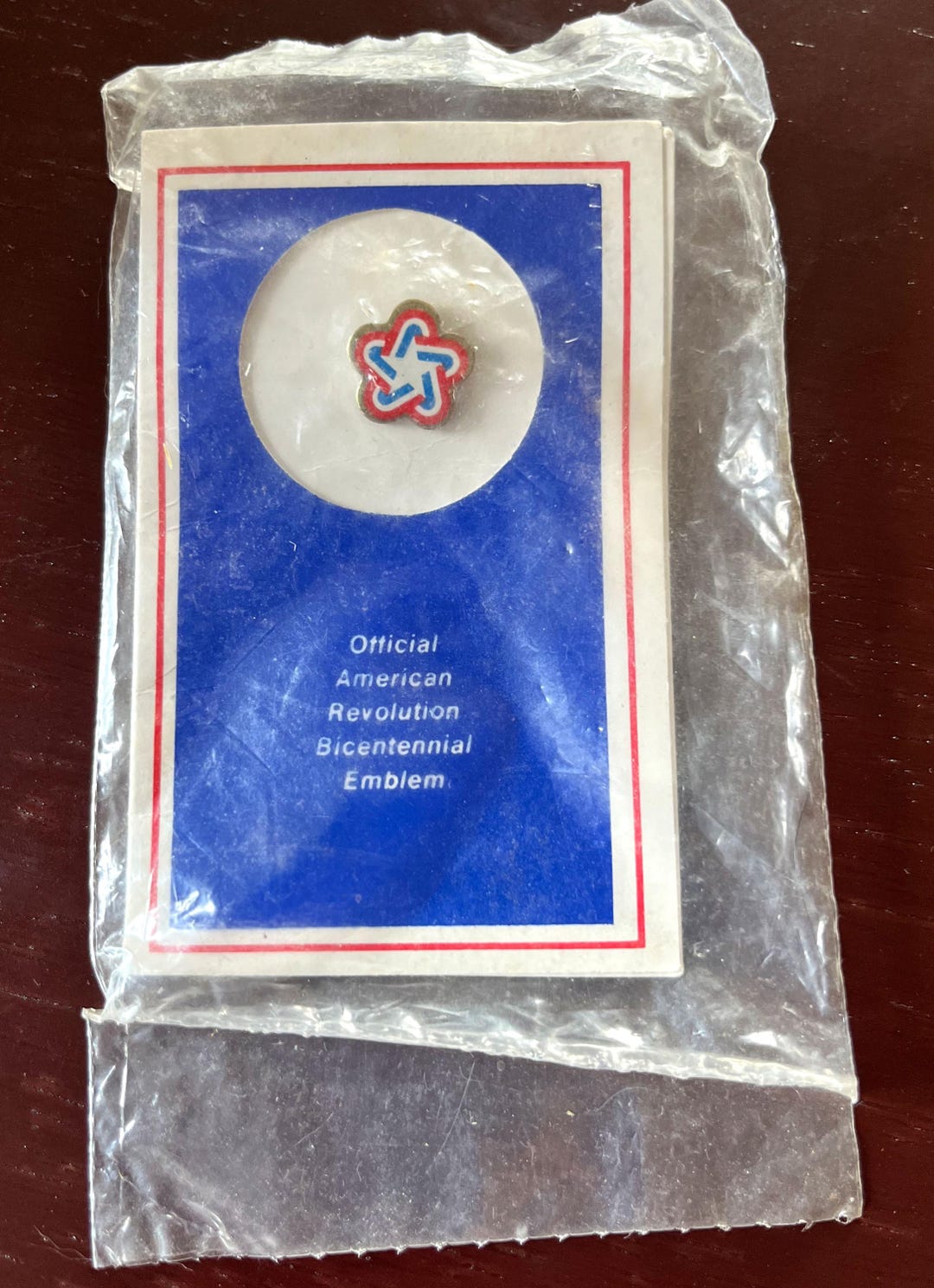 Vintage American Bicentennial Official Emblem Enamel Pin in Original ...