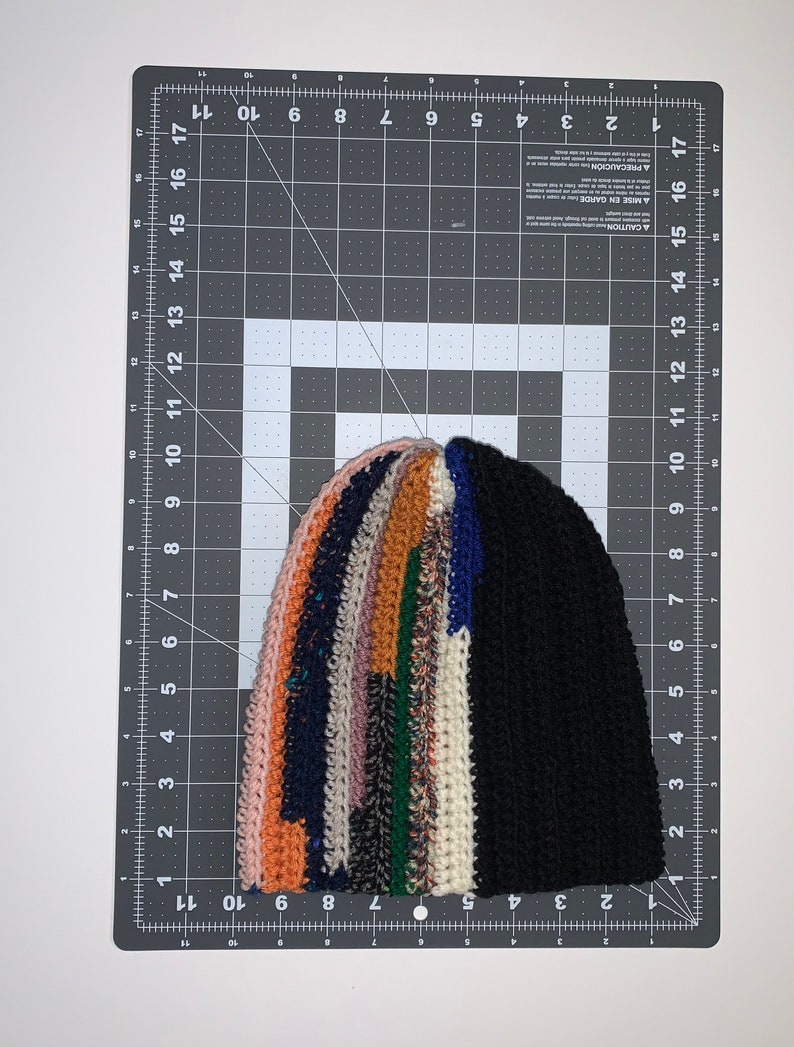 Scrap Yarn Beanie - Etsy