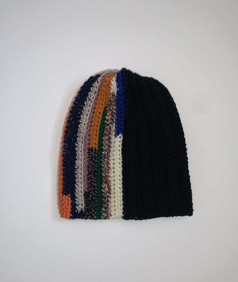 Scrap Yarn Beanie - Etsy