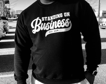 Standing on Business Print - Etsy