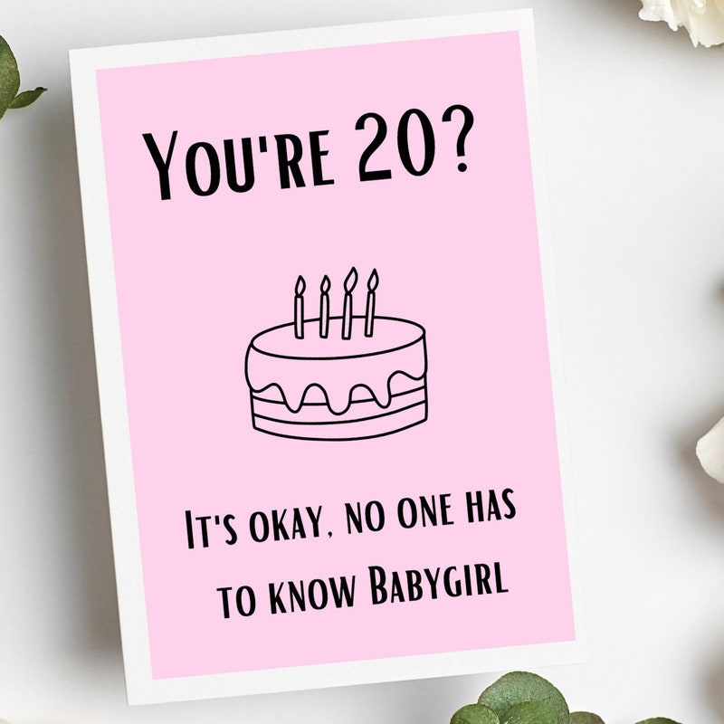 Funny 20th Birthday Memes - Etsy UK