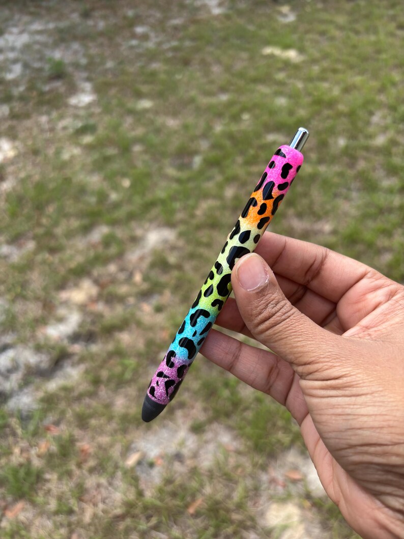 Cheetah Print | Glitter Pen | Refillable - Etsy