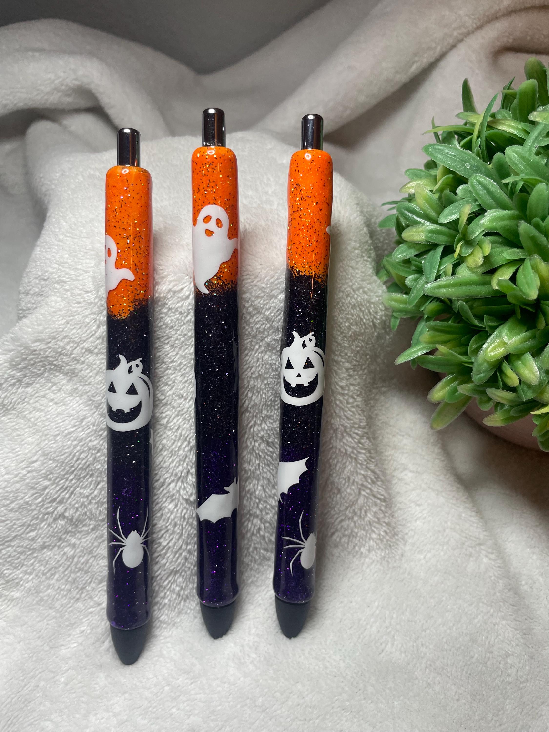 Spooky Giltter Pens - Etsy