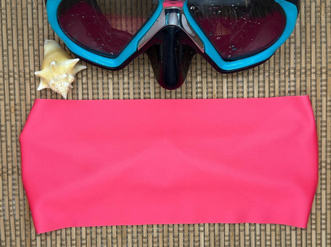 Dive Headband, Hot Pink Headband, Swimming Headband, Scuba Diving ...