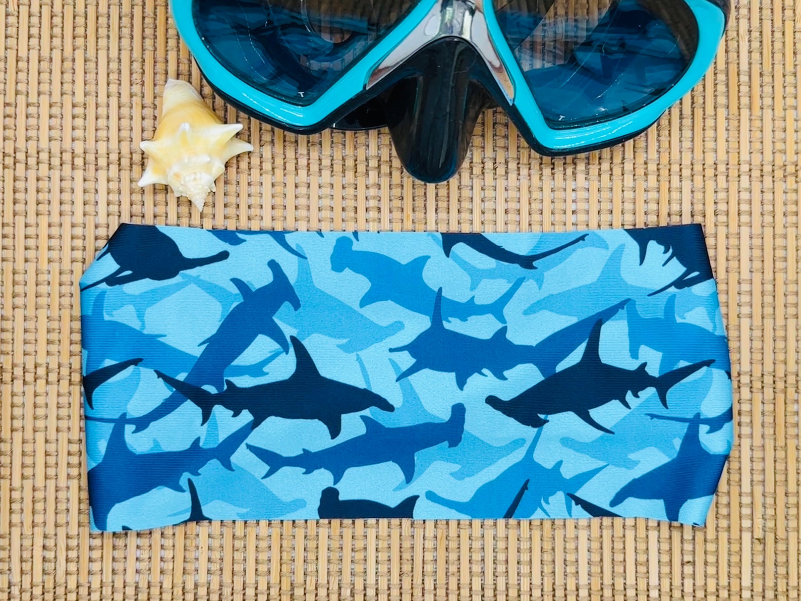 Dive Headband Hammerhead Sharks Nonslip Headband Stretchy Beach ...