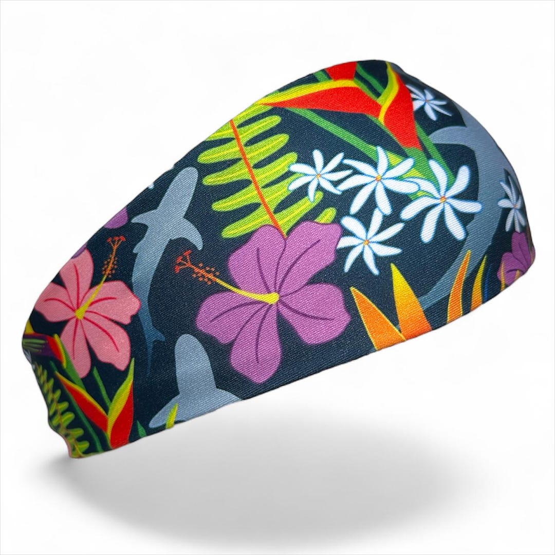 Reef Shark SCUBA Diving Headband: Non-slip + Fade Resistant + Sun ...