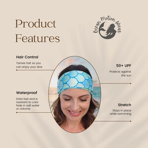 Dive Headband Hammerhead Sharks Nonslip Headband Stretchy Beach ...