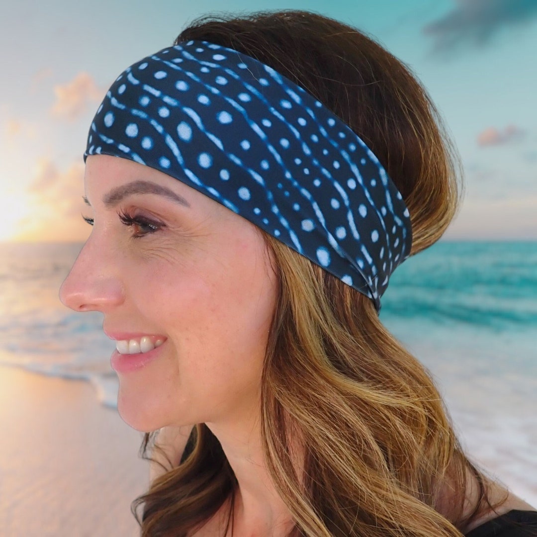 Whale Shark Print Scuba Diving Headband | UV Sun Protection, Quick Dry ...