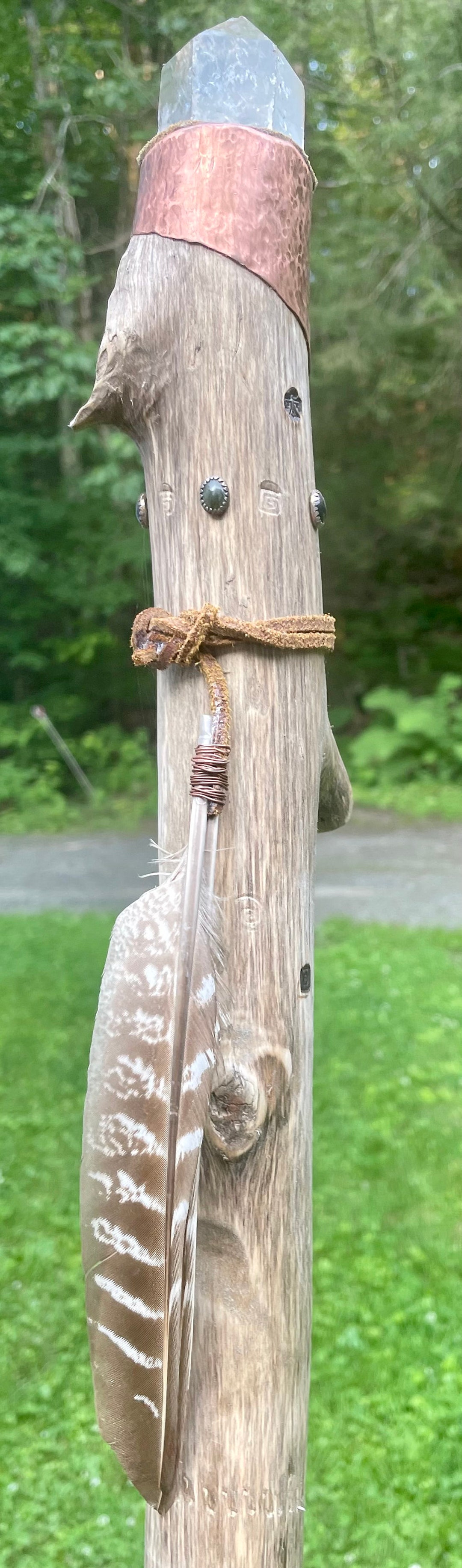 Beaver Walking Stick With Crystal - Etsy
