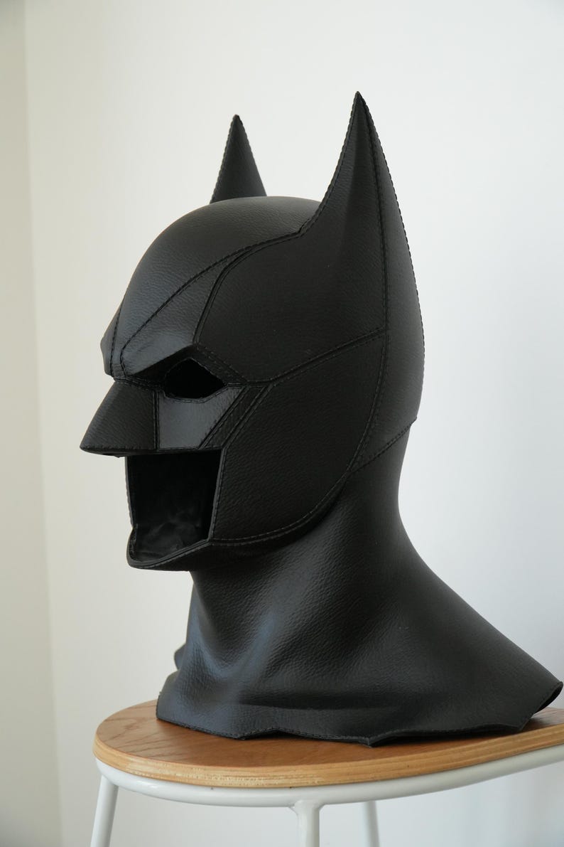 Black Wearable Superhero Bat Cowl - Etsy