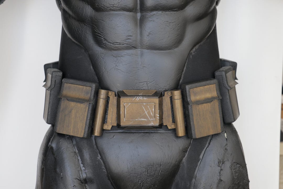 Superhero Bat Cosplay Utility Belt With Real Leather - Etsy