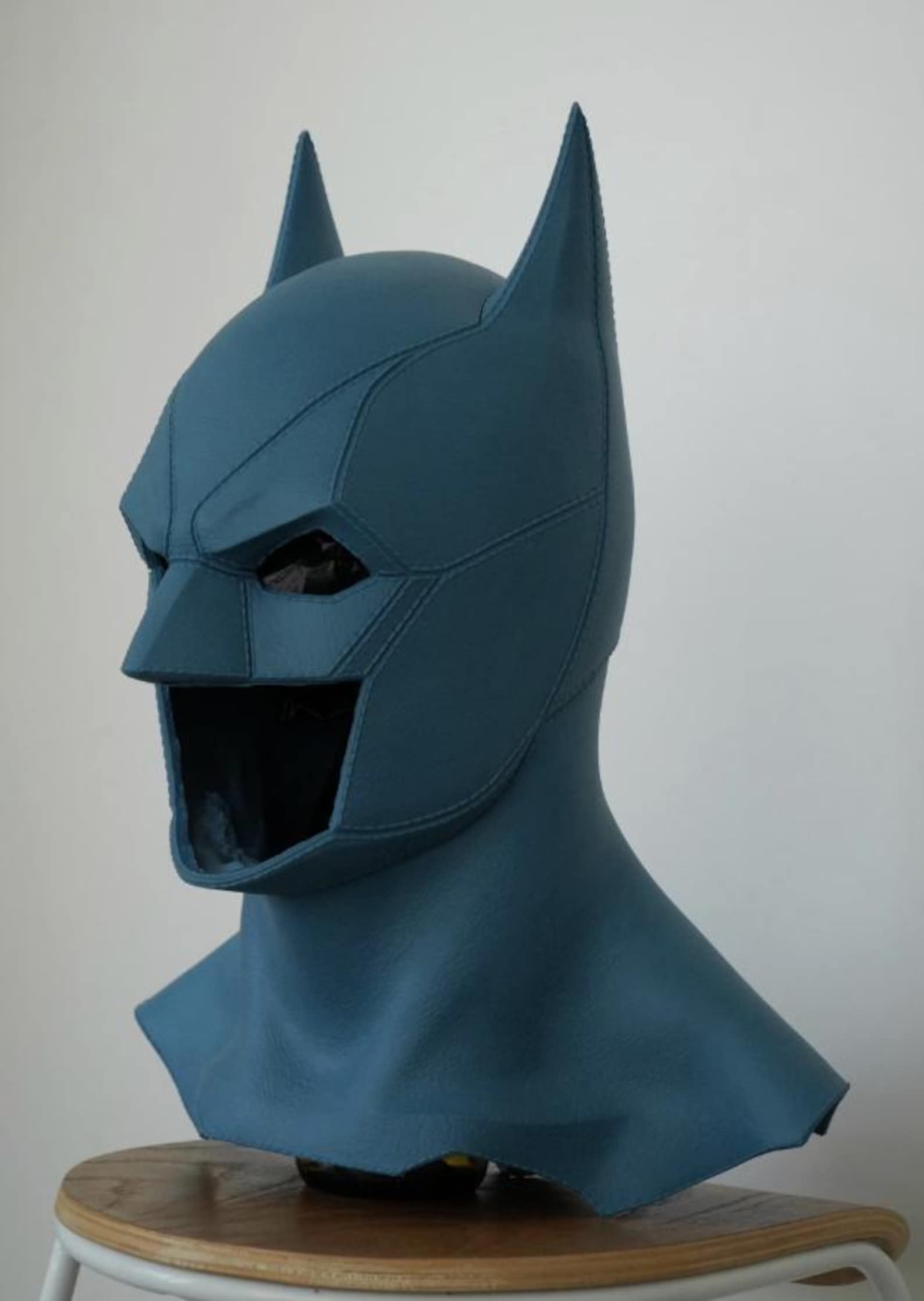 Wearable Superhero Bat Cowl- Blue - Etsy
