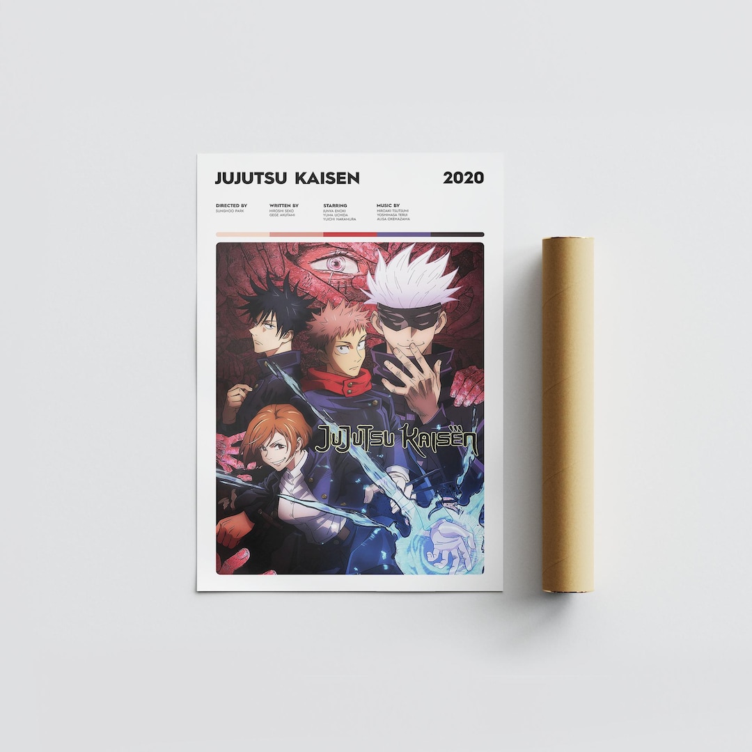 JJK Anime Poster Gift Anime Wall Art for Kids Room Decor Gift for Him ...