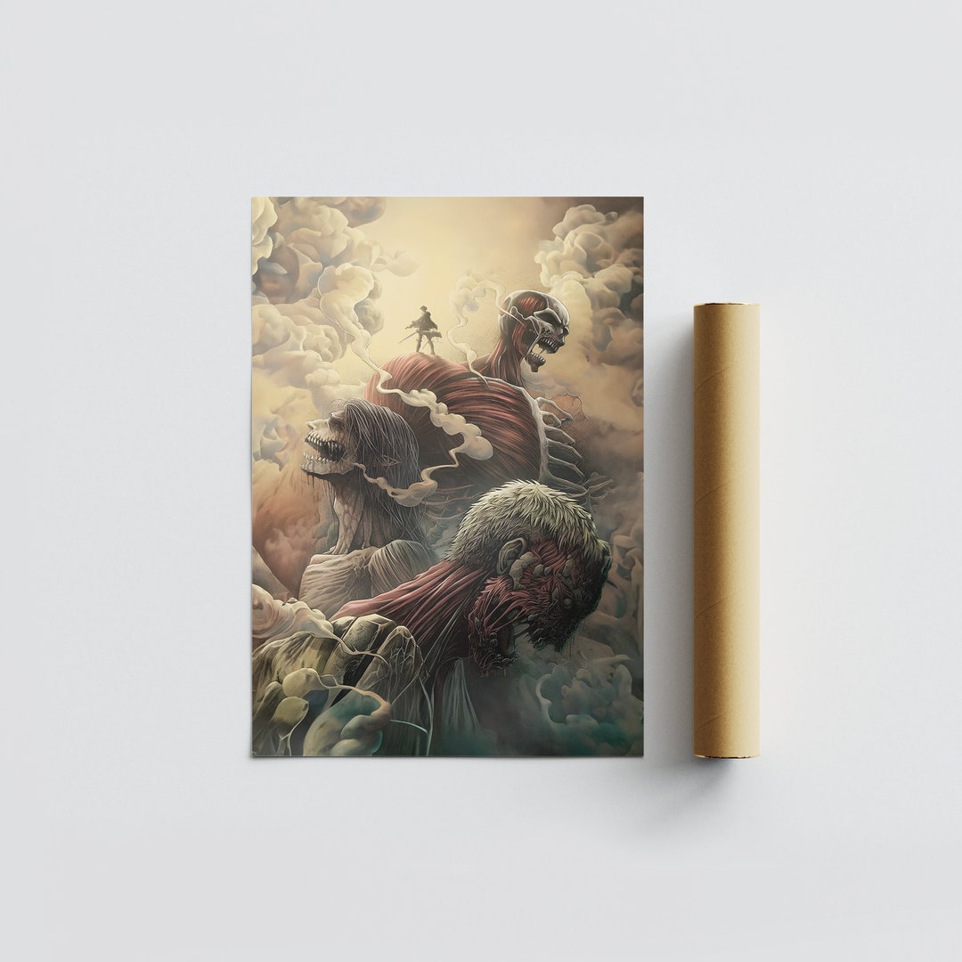 AOT Anime Poster Gift AOT Poster for Kids Room Decor Gift for Him Gift ...
