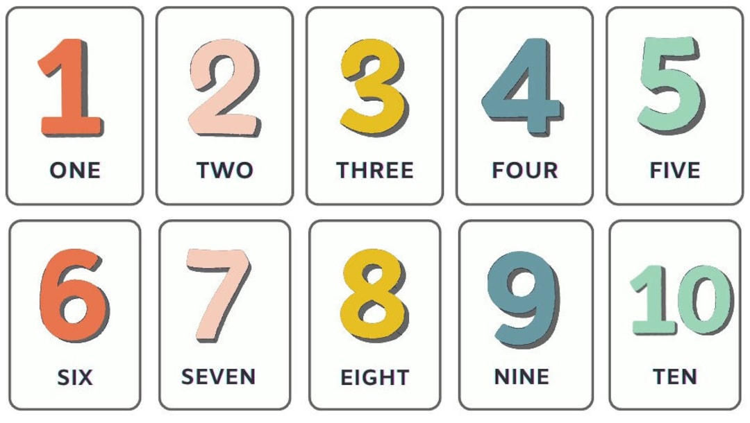 Numbers for Kids - Etsy