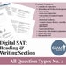 Digital SAT Reading and Writing Module - All Question Types No. 2 - Etsy