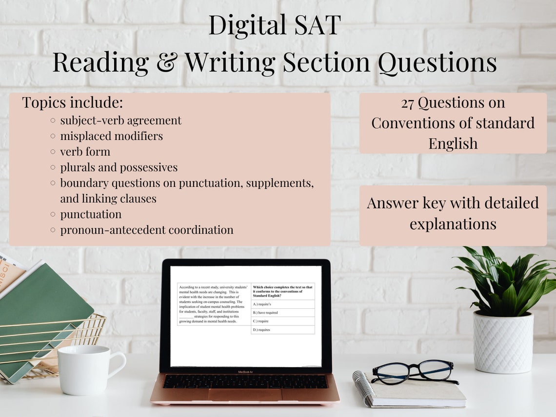 Digital SAT Reading and Writing Module - Conventions of Standard ...