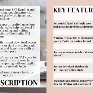 Digital SAT Reading and Writing Module - 27 Authentic Digital Sat-style ...