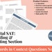 Digital SAT Reading and Writing Module 27 Authentic Digital - Etsy