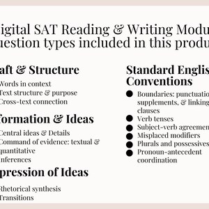 Digital SAT Reading and Writing Module - 27 Authentic Digital Sat-style ...