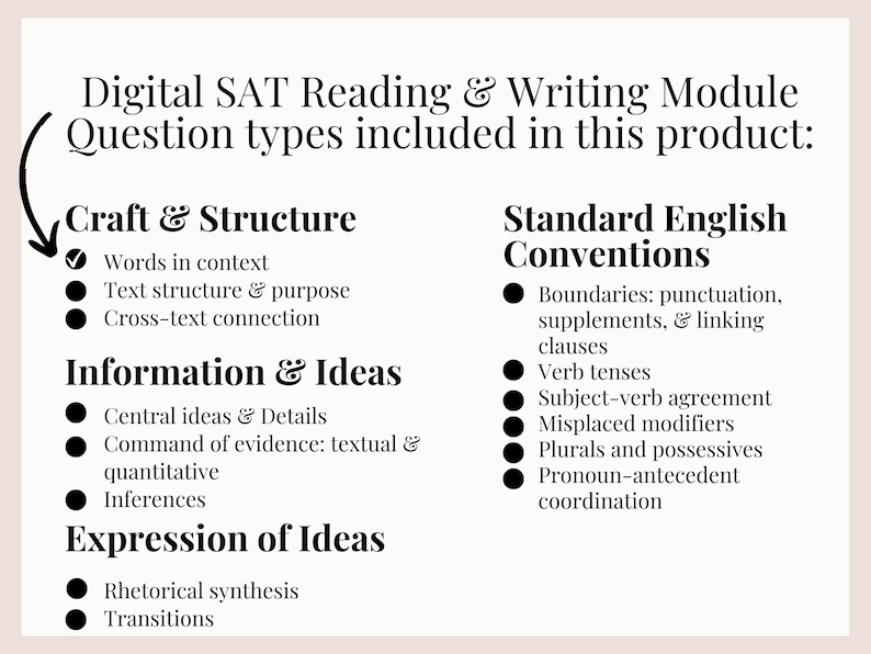 Digital SAT Reading and Writing Module - 27 Authentic Digital Sat-style ...