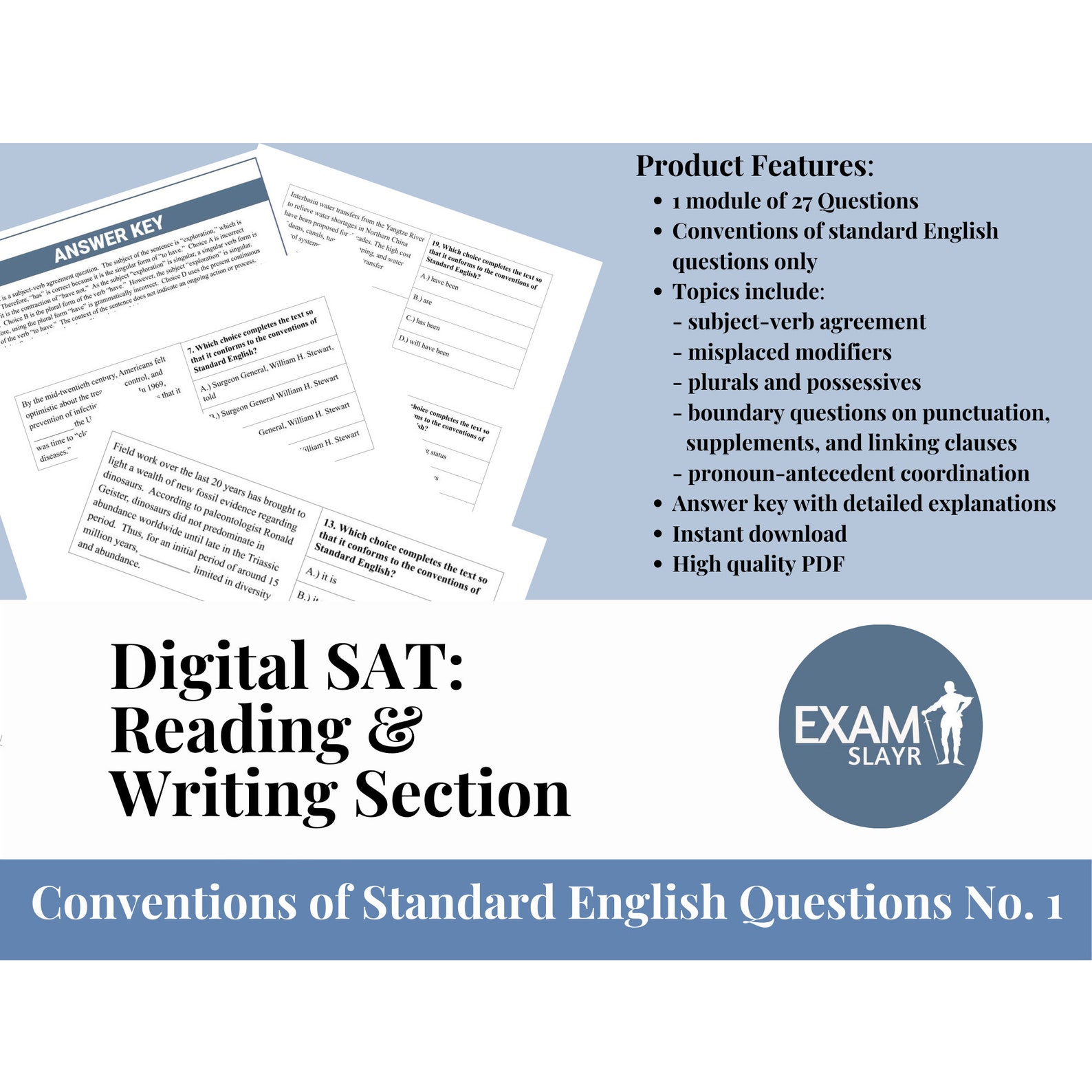 Digital SAT Reading and Writing Module - Conventions of Standard ...