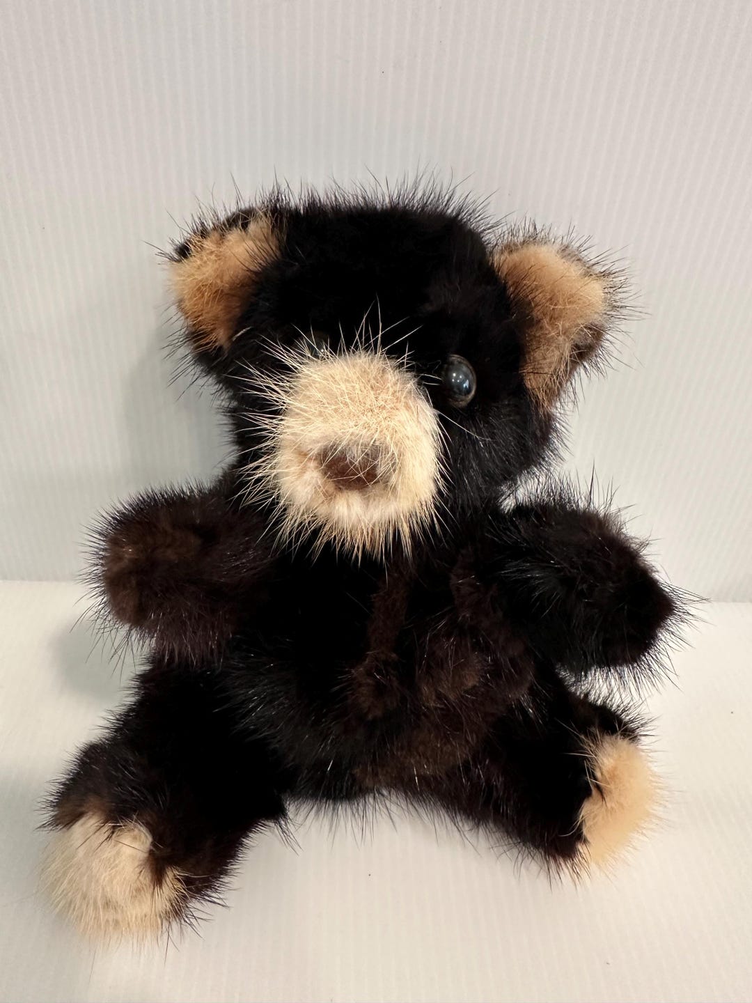 RARE Genuine MINK Fur Teddy Bear by Rare Bear Genuine Mink With a ...