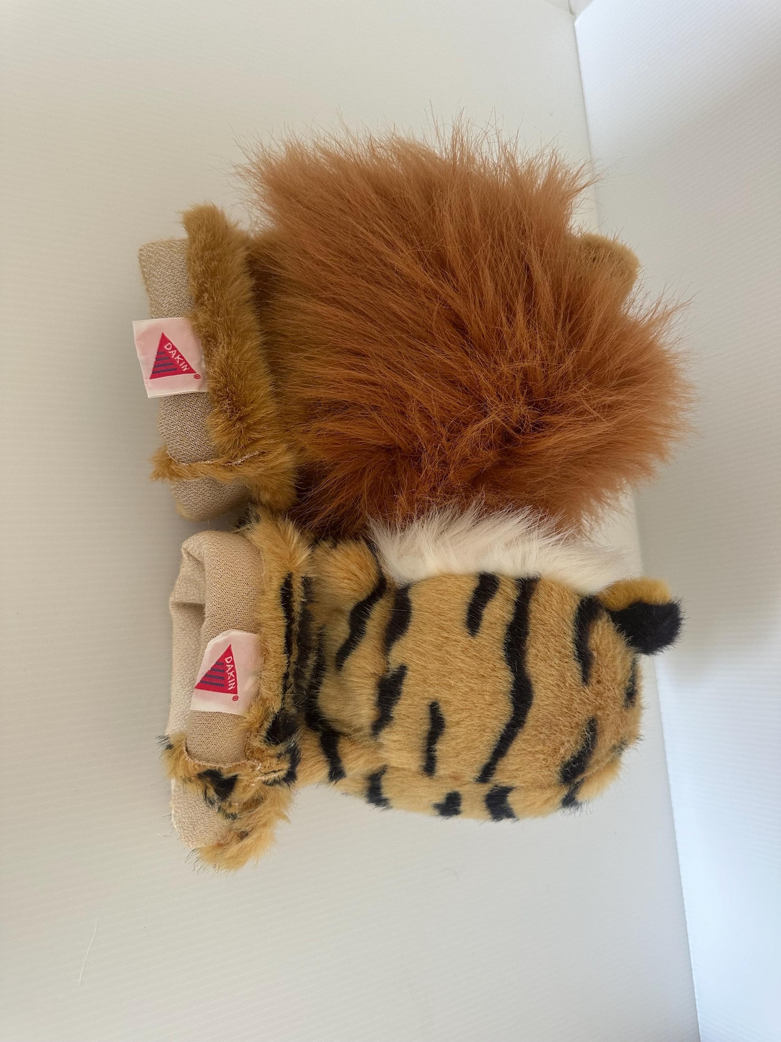 Vintage 1994 Dakin Lion and Tiger Hand Puppet Set - Etsy