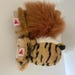 Vintage 1994 Dakin Lion and Tiger Hand Puppet Set - Etsy
