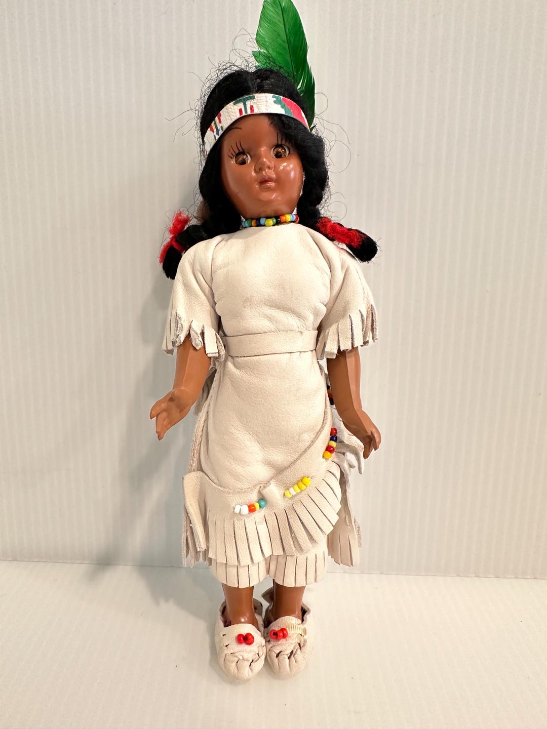 Vintage Collectible Native American Woman With Baby in Papoose Doll by ...