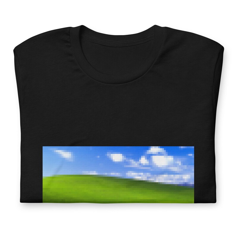 Microsoft Windows XP Bliss Wallpaper Desktop Unisex T-shirt - Etsy