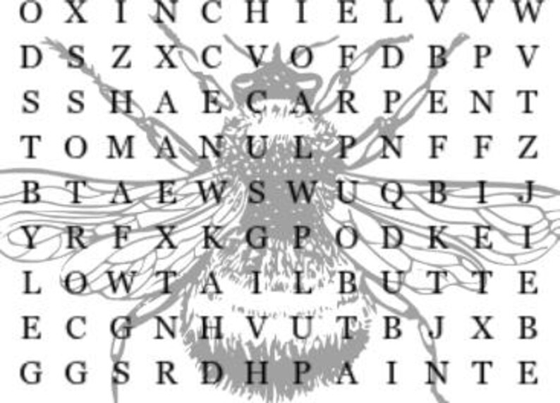 Pollinator Garden Word Search - Garden Variety Printable Puzzle ...