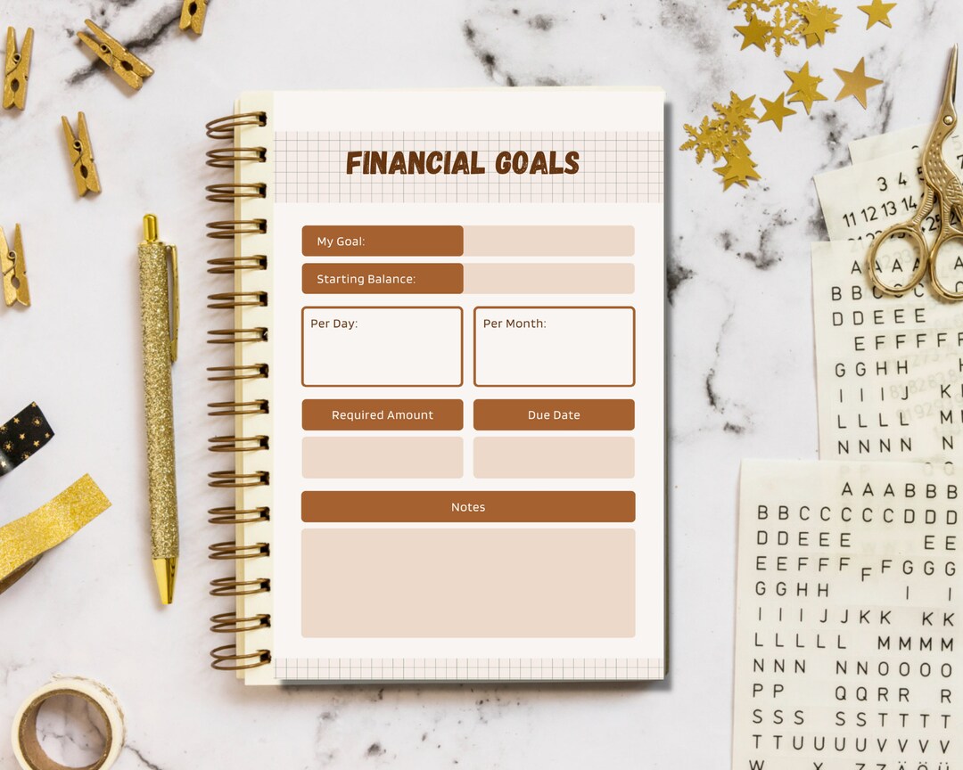 Financial Planner Printable Pdf,expense Planner,daily Planner Pages ...