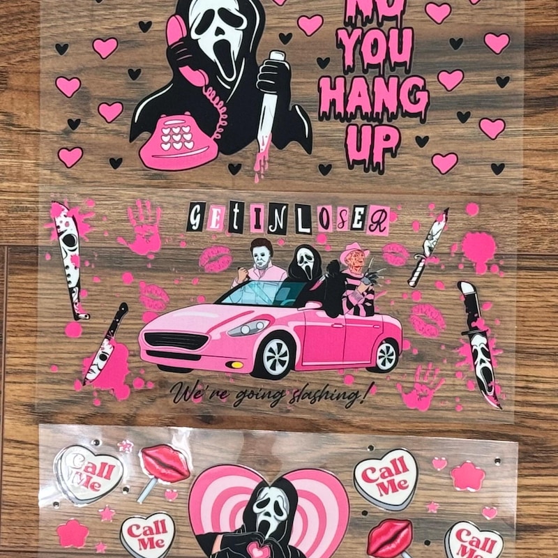 Uv Dtf Ghost Decals - Etsy