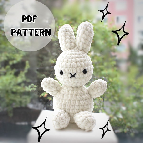 Crochet Miffy Bunny Pattern - Etsy