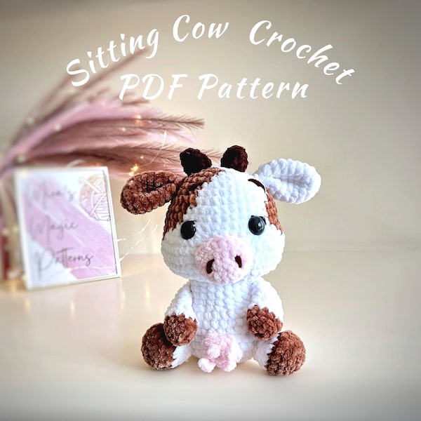 Stuffed Cow Sewing Pattern - Etsy