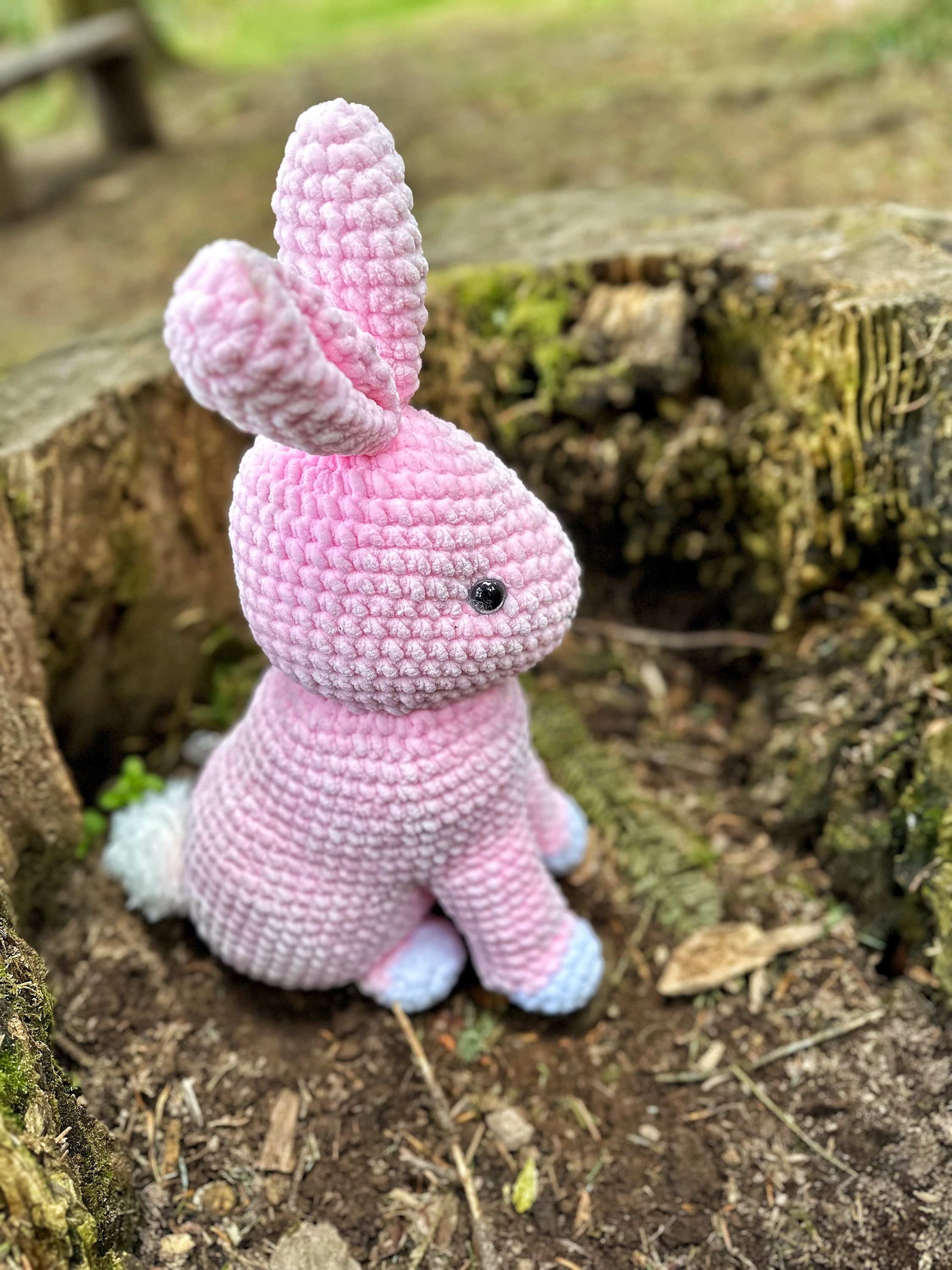 Realistic Bunny Crochet Pattern, Easter Rabbit Crochet Pattern Large ...