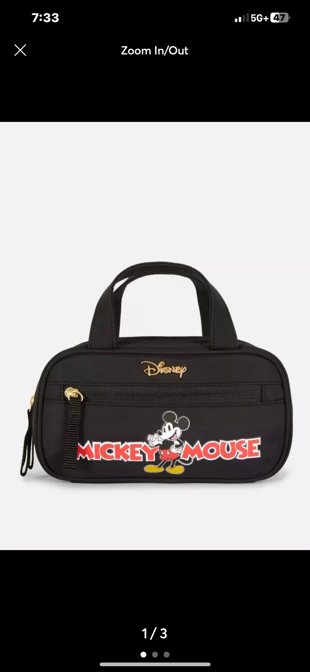 Disney’s Mickey Mouse Travel Toiletry Kit - Etsy