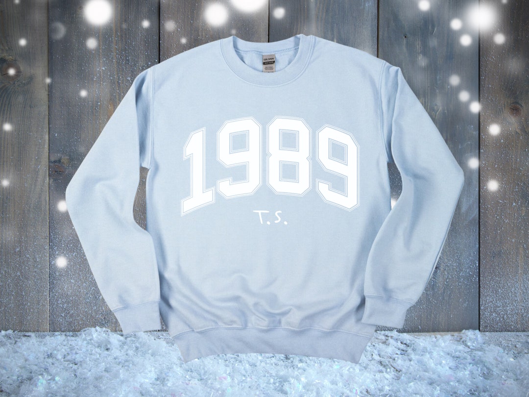 1989 1989 Sweatshirt Light Blue Sweatshirt Adult 1989 - Etsy