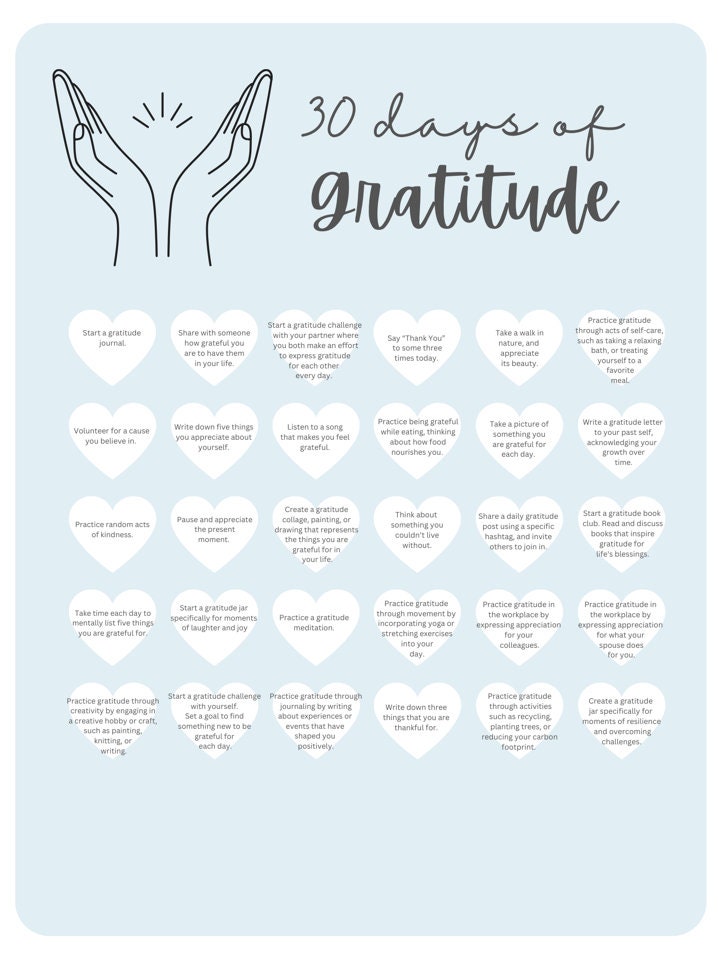 30 Days of Gratitude - Etsy