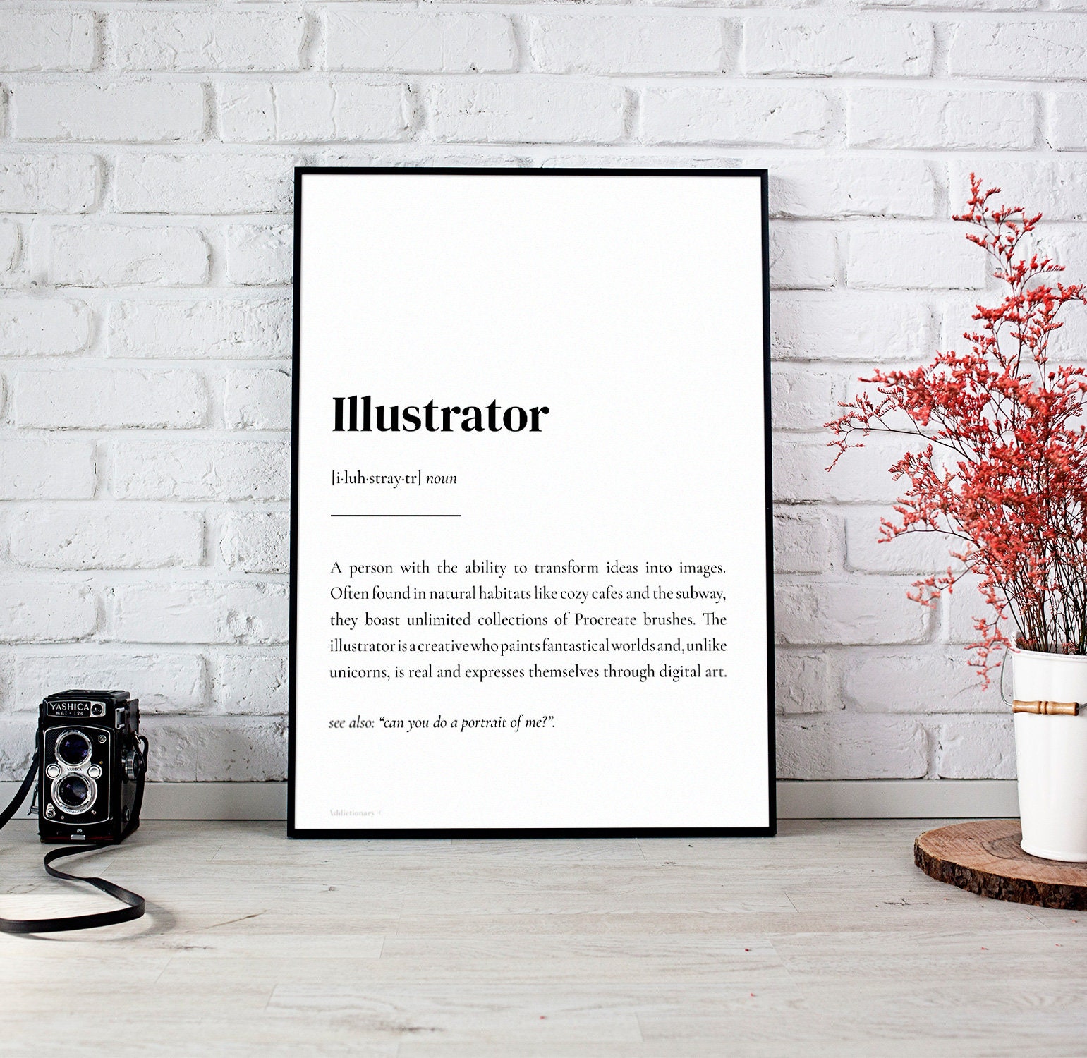 Illustrator Poster Definition, Printable Design / Illustrator Art ...