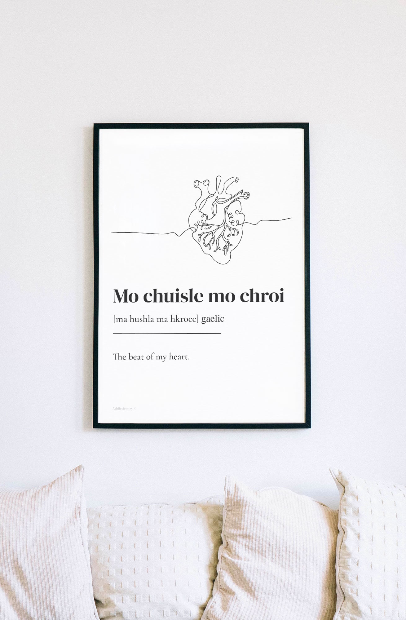 Mo Chuisle Mo Chroi Definition Printable / Valentine's Day Gift, Gift ...